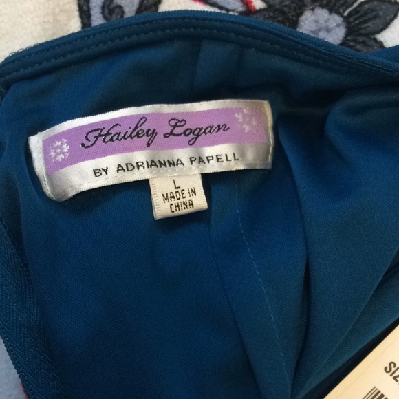Hailey Logan | Dresses | Hailey Logan Adrianna Papell Blue Formal Dress Jl | Poshmark
